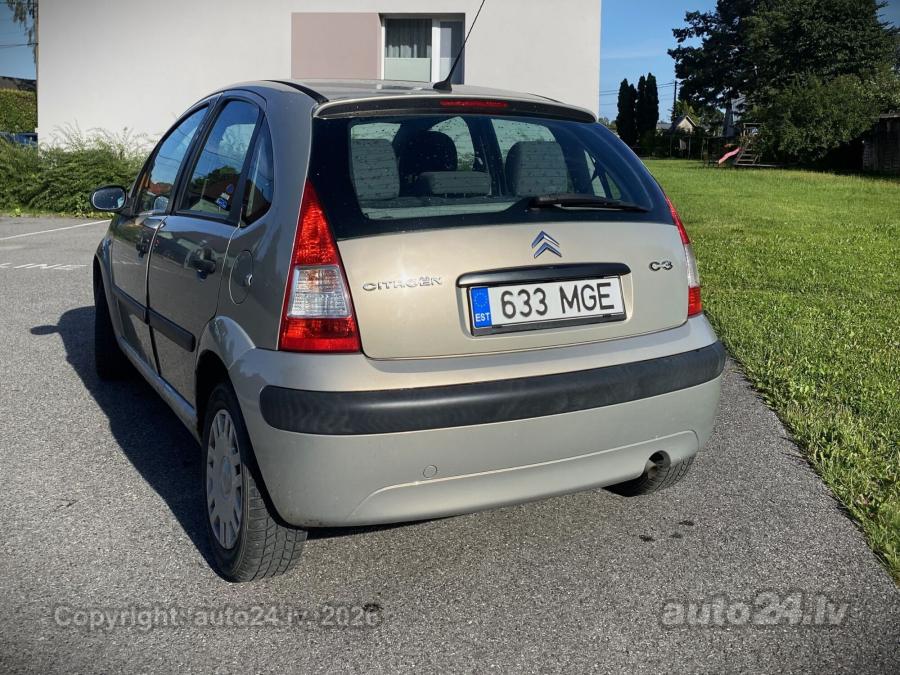 Beige Citroen C3 2006 in Parnu, with an engine capacity of 1.10 L and mileage of 136 thousand km for 800 €, photo 6 on AUTOMOTO.COM.LV