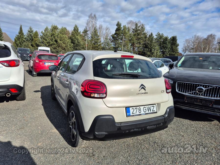Beige Citroen C3 2019 in Tartu, with an engine capacity of 1.20 L and mileage of 31 thousand km for 6990 €, photo 4 on AUTOMOTO.COM.LV