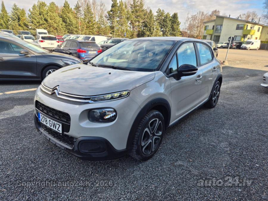 Beige Citroen C3 2019 in Tartu, with an engine capacity of 1.20 L and mileage of 31 thousand km for 6990 €, photo 7 on AUTOMOTO.COM.LV