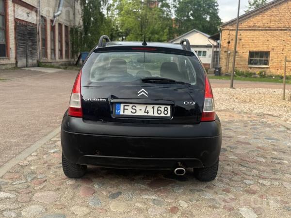 Black Citroen C3 2005 in Kuldiga, with an engine capacity of 1.60 L and mileage of 271 thousand km for 1225 €, photo 5 on AUTOMOTO.COM.LV