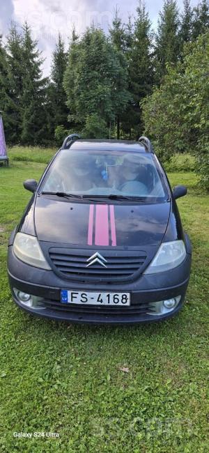 Black Citroen C3 2005 in Cesis, with an engine capacity of 1.60 L and mileage of 282 thousand km for 400 €, photo  on AUTOMOTO.COM.LV