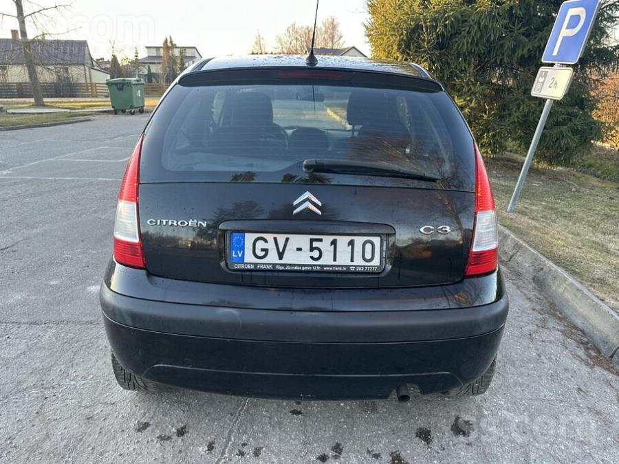 Melns Citroen C3 2007 Jelgava, ar dzinēja tilpumu 1.40 L un nobraukumu 137 tūkst. km par 1450 €, foto 7 vietnē AUTOMOTO.COM.LV