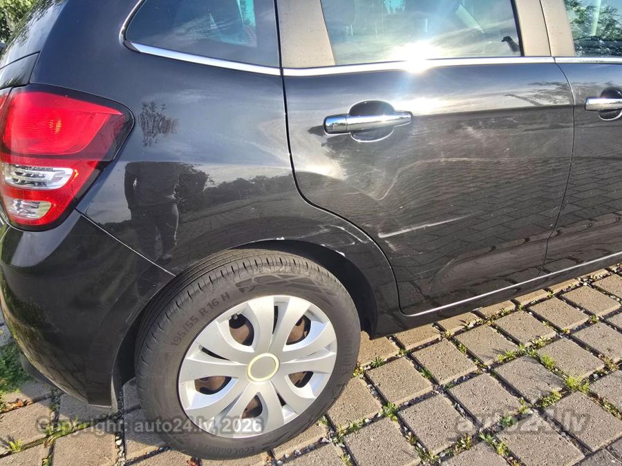 Black Citroen C3 2011 in Tallinn, with an engine capacity of 1.40 L and mileage of 190 thousand km for 1750 €, photo 11 on AUTOMOTO.COM.LV