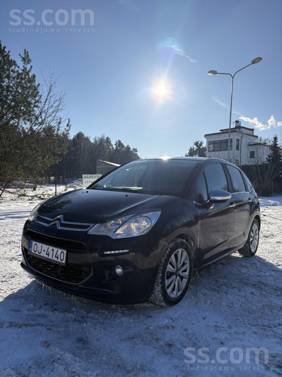 Melns Citroen C3 2014 Rīga, ar dzinēja tilpumu 1.20 L un nobraukumu 125 tūkst. km par 4300 €, foto 2 vietnē AUTOMOTO.COM.LV