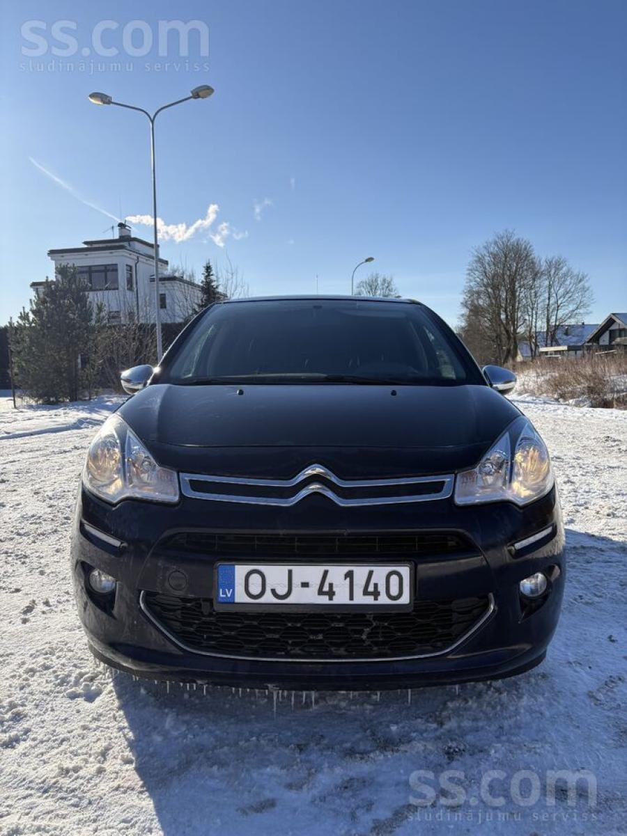 Melns Citroen C3 2014 Rīga, ar dzinēja tilpumu 1.20 L un nobraukumu 125 tūkst. km par 4300 €, foto 3 vietnē AUTOMOTO.COM.LV
