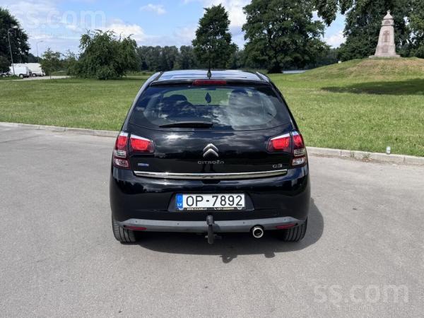 Black Citroen C3 2015 in Riga, with an engine capacity of 1.60 L and mileage of 0 thousand km for 4250 €, photo 5 on AUTOMOTO.COM.LV