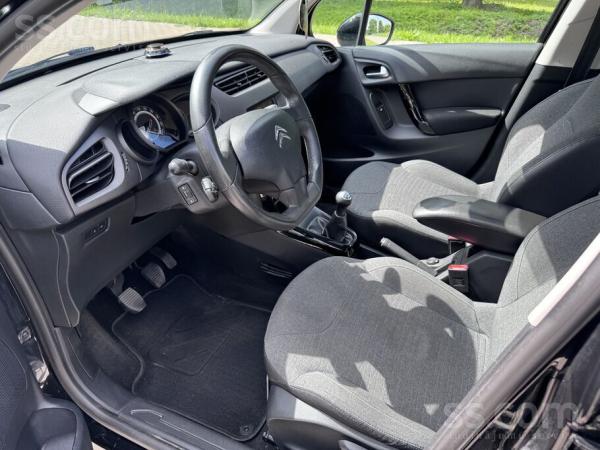 Black Citroen C3 2015 in Riga, with an engine capacity of 1.60 L and mileage of 0 thousand km for 4250 €, photo 8 on AUTOMOTO.COM.LV