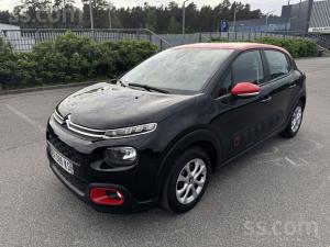 Black Citroen C3 2017 in Riga, with an engine capacity of 1.20 L and mileage of 130 thousand km for 5500 €, photo  on AUTOMOTO.COM.LV