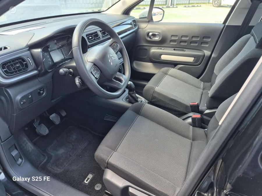 Black Citroen C3 2017 in Taurage, with an engine capacity of 1.20 L and mileage of 129 thousand km for 4200 €, photo 14 on AUTOMOTO.COM.LV