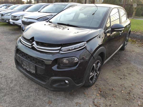Black Citroen C3 2018 in Panevezys, with an engine capacity of 1.50 L and mileage of 95 thousand km for 2600 €, photo 3 on AUTOMOTO.COM.LV