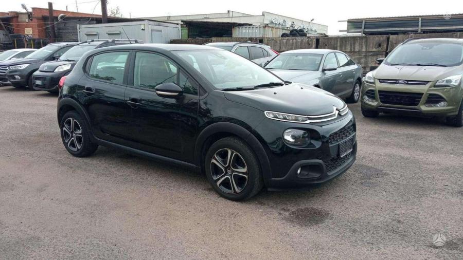 Black Citroen C3 2018 in Panevezys, with an engine capacity of 1.50 L and mileage of 95 thousand km for 6500 €, photo 3 on AUTOMOTO.COM.LV