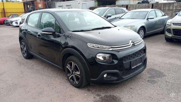 Black Citroen C3 2018 in Panevezys, with an engine capacity of 1.50 L and mileage of 95 thousand km for 6500 €, photo 5 on AUTOMOTO.COM.LV