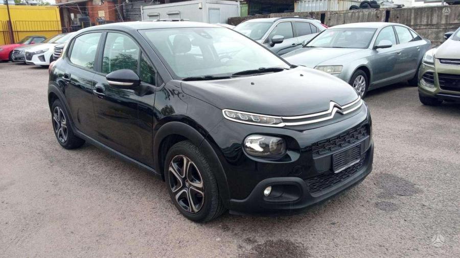 Black Citroen C3 2018 in Panevezys, with an engine capacity of 1.50 L and mileage of 95 thousand km for 6500 €, photo 5 on AUTOMOTO.COM.LV