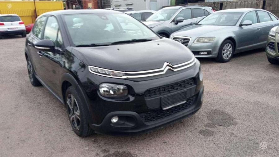 Black Citroen C3 2018 in Panevezys, with an engine capacity of 1.50 L and mileage of 95 thousand km for 6500 €, photo 6 on AUTOMOTO.COM.LV