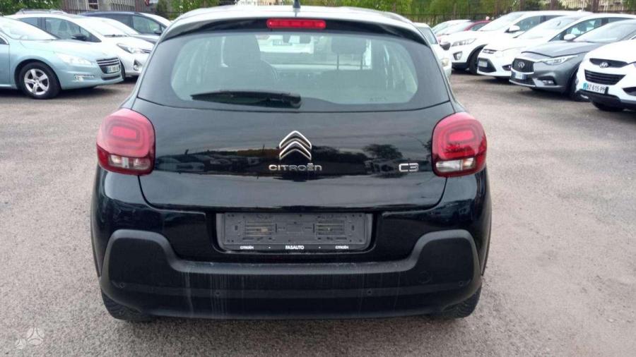 Black Citroen C3 2018 in Panevezys, with an engine capacity of 1.50 L and mileage of 95 thousand km for 6500 €, photo 13 on AUTOMOTO.COM.LV