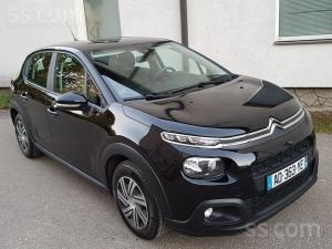 Melns Citroen C3 2019 Rīga, ar dzinēja tilpumu 1.20 L un nobraukumu 145 tūkst. km par 5600 €, foto  vietnē AUTOMOTO.COM.LV