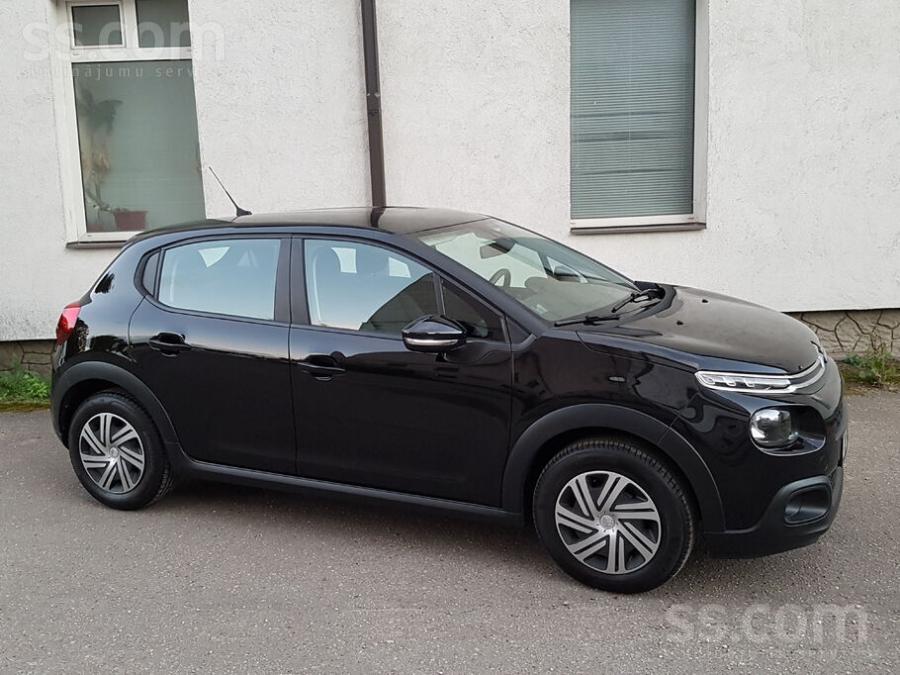 Melns Citroen C3 2019 Rīga, ar dzinēja tilpumu 1.20 L un nobraukumu 145 tūkst. km par 5600 €, foto 2 vietnē AUTOMOTO.COM.LV