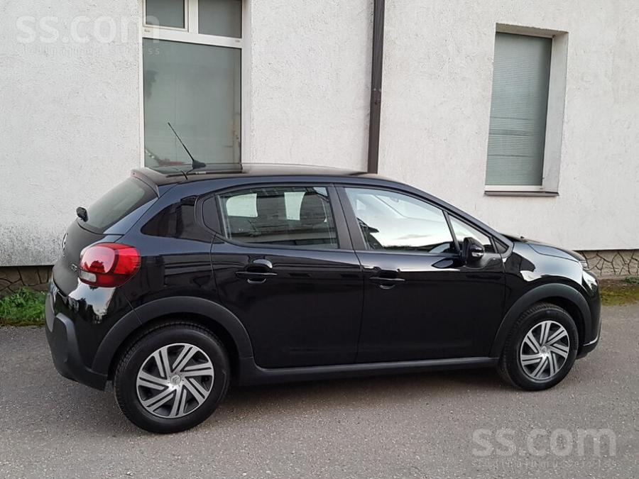 Melns Citroen C3 2019 Rīga, ar dzinēja tilpumu 1.20 L un nobraukumu 145 tūkst. km par 5600 €, foto 4 vietnē AUTOMOTO.COM.LV