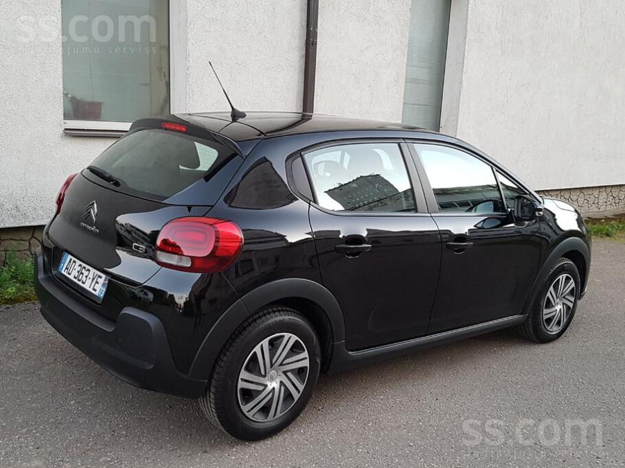 Melns Citroen C3 2019 Rīga, ar dzinēja tilpumu 1.20 L un nobraukumu 145 tūkst. km par 5600 €, foto 10 vietnē AUTOMOTO.COM.LV