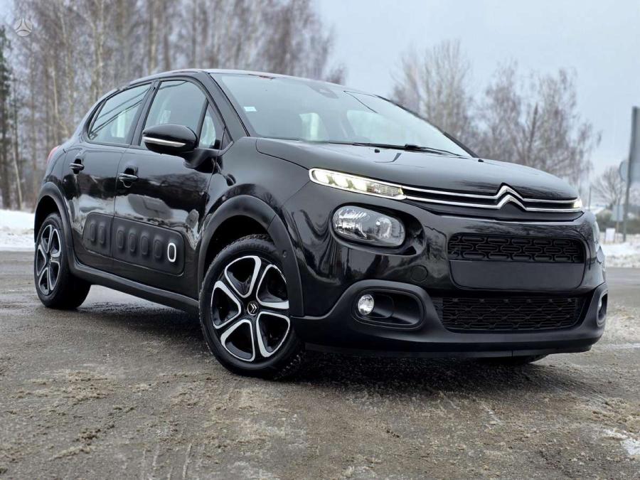 Black Citroen C3 2019 in Taurage, with an engine capacity of 1.20 L and mileage of 216 thousand km for 6100 €, photo 3 on AUTOMOTO.COM.LV