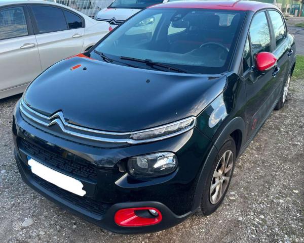 Melns Citroen C3 2019 Tauragė, ar dzinēja tilpumu 1.50 L un nobraukumu 121 tūkst. km par 5500 €, foto 1 vietnē AUTOMOTO.COM.LV