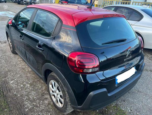 Melns Citroen C3 2019 Tauragė, ar dzinēja tilpumu 1.50 L un nobraukumu 121 tūkst. km par 5500 €, foto 2 vietnē AUTOMOTO.COM.LV