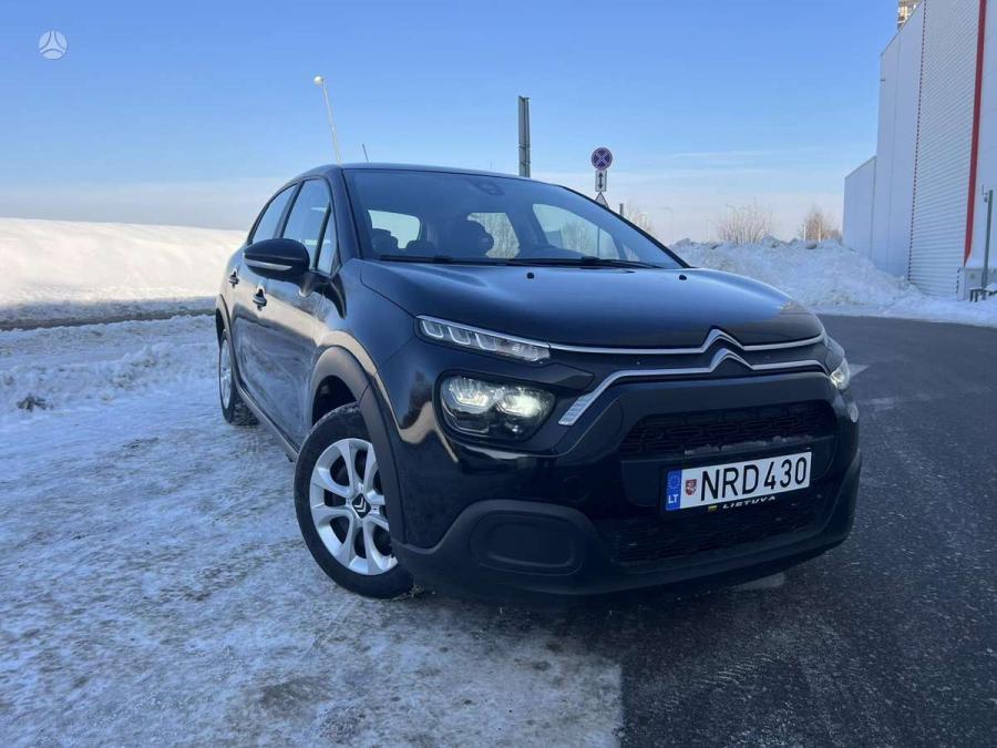 Black Citroen C3 2020 in Vilnius, with an engine capacity of 1.20 L and mileage of 85 thousand km for 6300 €, photo 2 on AUTOMOTO.COM.LV