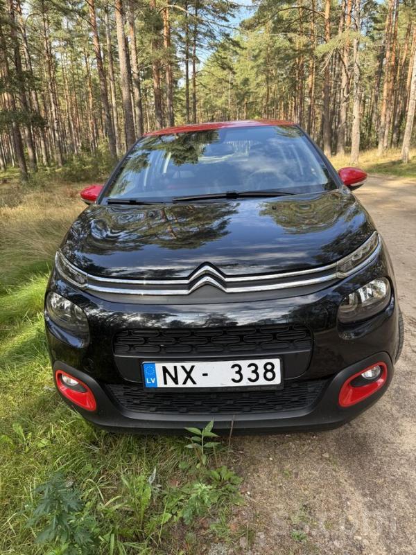 Ситроен С3 2020 в Рига на AUTOMOTO.COM.LV Черный Ситроен С3 2020 в Рига, объемом двигателя 1.20 л и пробегом 41 тыс. км за 9450 €, фото 3 на AUTOMOTO.COM.LV