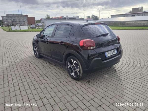 Citroen C3 2021 Tauragė vietnē Melns Citroen C3 2021 Tauragė, ar dzinēja tilpumu 1.50 L un nobraukumu 40 tūkst. km par 7500 €, foto 6 vietnē AUTOMOTO.COM.LV
