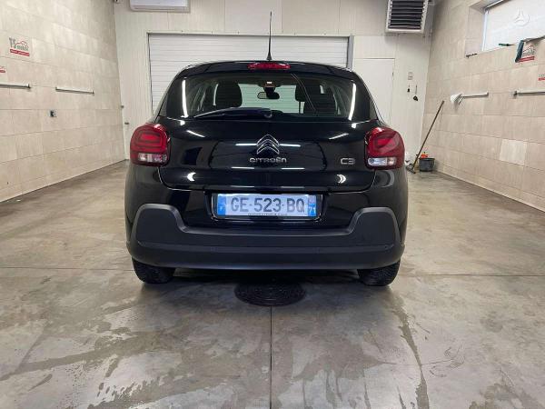 Black Citroen C3 2022 in Marijampole, with an engine capacity of 1.20 L and mileage of 93 thousand km for 7018 €, photo 5 on AUTOMOTO.COM.LV