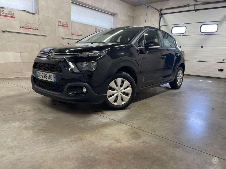 Melns Citroen C3 2022 Marijampole, ar dzinēja tilpumu 1.20 L un nobraukumu 90 tūkst. km par 7018 €, foto 1 vietnē AUTOMOTO.COM.LV