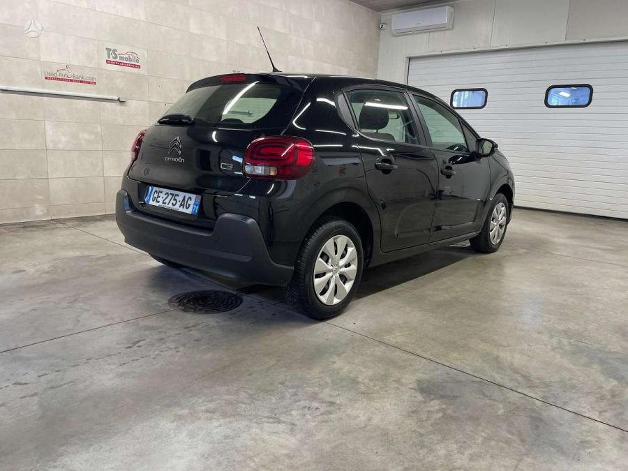 Melns Citroen C3 2022 Marijampole, ar dzinēja tilpumu 1.20 L un nobraukumu 90 tūkst. km par 7018 €, foto 5 vietnē AUTOMOTO.COM.LV