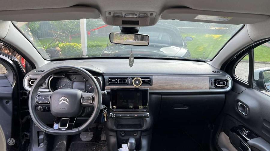 Black Citroen C3 2022 in Vilnius, with an engine capacity of 1.20 L and mileage of 38 thousand km for 15000 €, photo 14 on AUTOMOTO.COM.LV