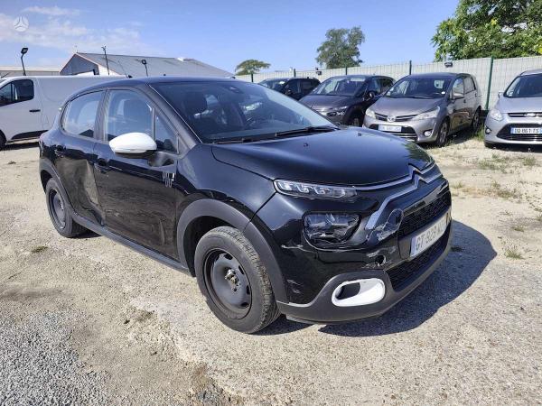 Black Citroen C3 2024 in Taurage, with an engine capacity of 1.20 L and mileage of 16 thousand km for 4999 €, photo 2 on AUTOMOTO.COM.LV