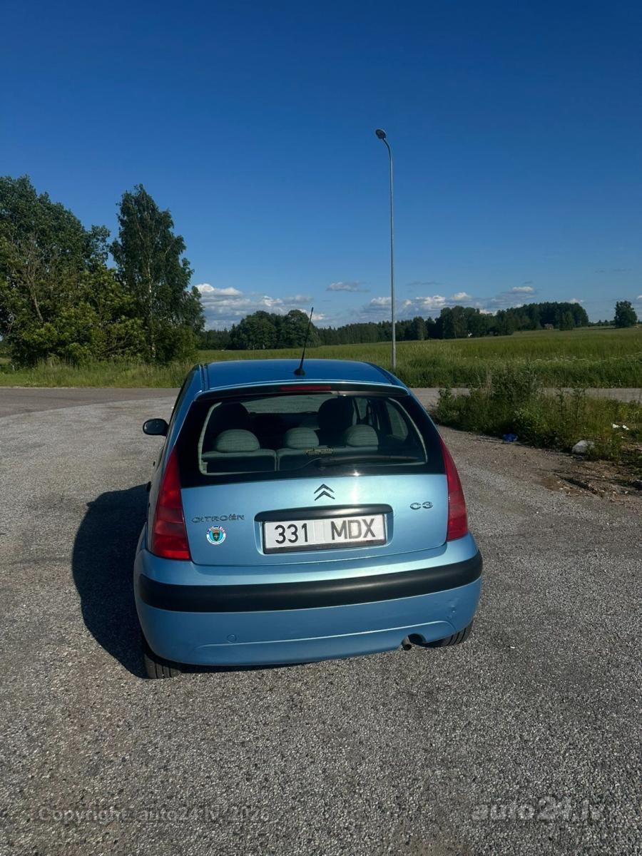 Blue Citroen C3 2003 in Tallinn, with an engine capacity of 1.10 L and mileage of 164 thousand km for 1300 €, photo 6 on AUTOMOTO.COM.LV