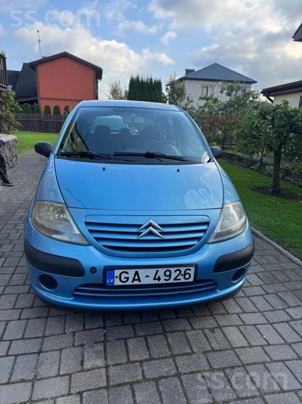 Citroen C3 2003 Rīga vietnē Zils Citroen C3 2003 Rīga, ar dzinēja tilpumu 1.40 L un nobraukumu 333 tūkst. km par 1000 €, foto 3 vietnē AUTOMOTO.COM.LV