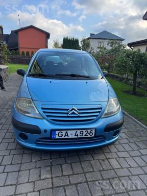 Blue Citroen C3 2003 in Riga, with an engine capacity of 1.40 L and mileage of 333 thousand km for 1000 €, photo 3 on AUTOMOTO.COM.LV