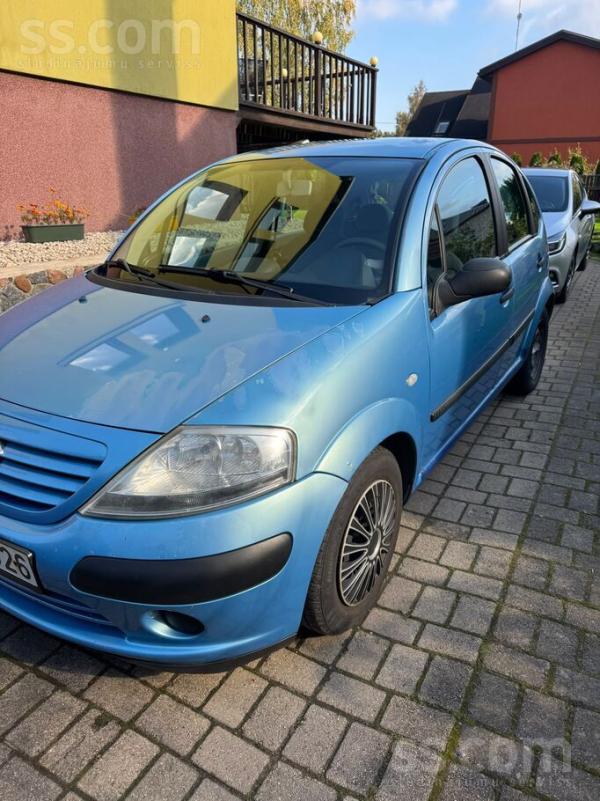 Citroen C3 2003 Rīga vietnē Zils Citroen C3 2003 Rīga, ar dzinēja tilpumu 1.40 L un nobraukumu 333 tūkst. km par 1000 €, foto 6 vietnē AUTOMOTO.COM.LV