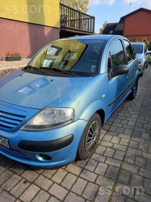 Blue Citroen C3 2003 in Riga, with an engine capacity of 1.40 L and mileage of 333 thousand km for 1000 €, photo 6 on AUTOMOTO.COM.LV