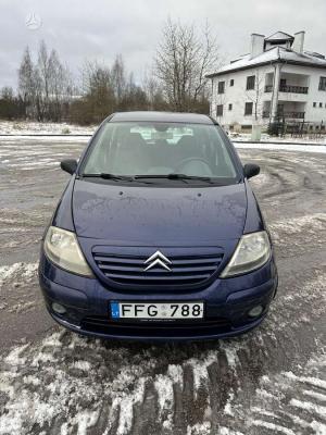 Blue Citroen C3 2004 in Vilnius, with an engine capacity of 1.40 L and mileage of 210 thousand km for 750 €, photo 3 on AUTOMOTO.COM.LV