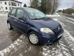Blue Citroen C3 2004 in Vilnius, with an engine capacity of 1.40 L and mileage of 210 thousand km for 750 €, photo 4 on AUTOMOTO.COM.LV