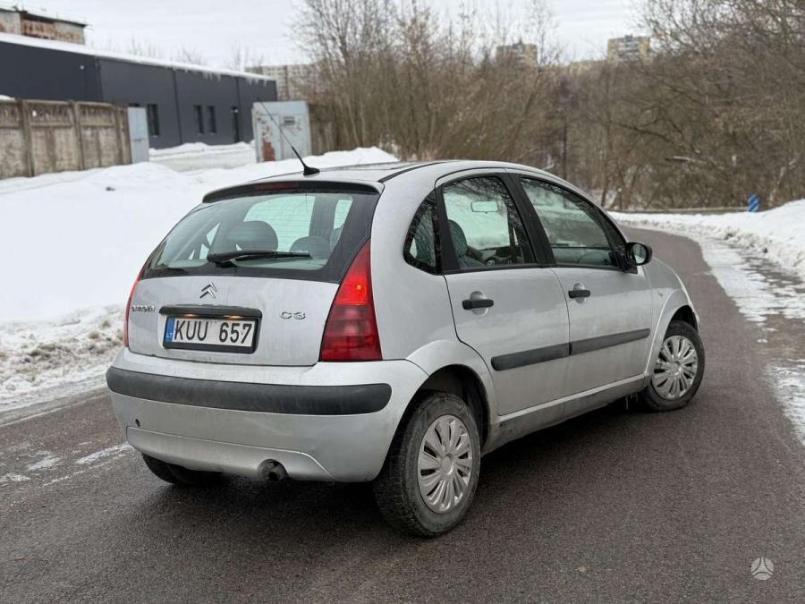 Blue Citroen C3 2004 in Vilnius, with an engine capacity of 1.40 L and mileage of 339 thousand km for 999 €, photo 2 on AUTOMOTO.COM.LV