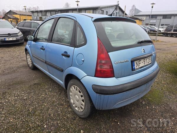 Blue Citroen C3 2005 in Riga, with an engine capacity of 1.40 L and mileage of 0 thousand km for 1200 €, photo 3 on AUTOMOTO.COM.LV