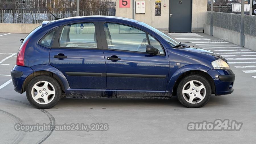 Blue Citroen C3 2005 in Tallinn, with an engine capacity of 1.10 L and mileage of 145 thousand km for 1490 €, photo 1 on AUTOMOTO.COM.LV