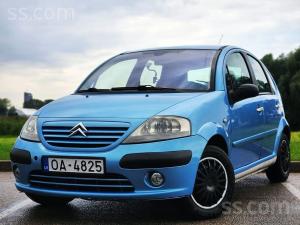 Blue Citroen C3 2005 in Riga, with an engine capacity of 1.40 L and mileage of 279 thousand km for 950 €, photo  on AUTOMOTO.COM.LV