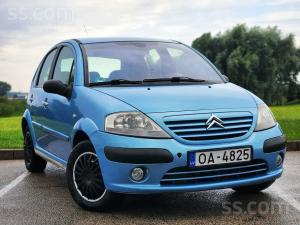 Blue Citroen C3 2005 in Riga, with an engine capacity of 1.40 L and mileage of 279 thousand km for 950 €, photo 3 on AUTOMOTO.COM.LV
