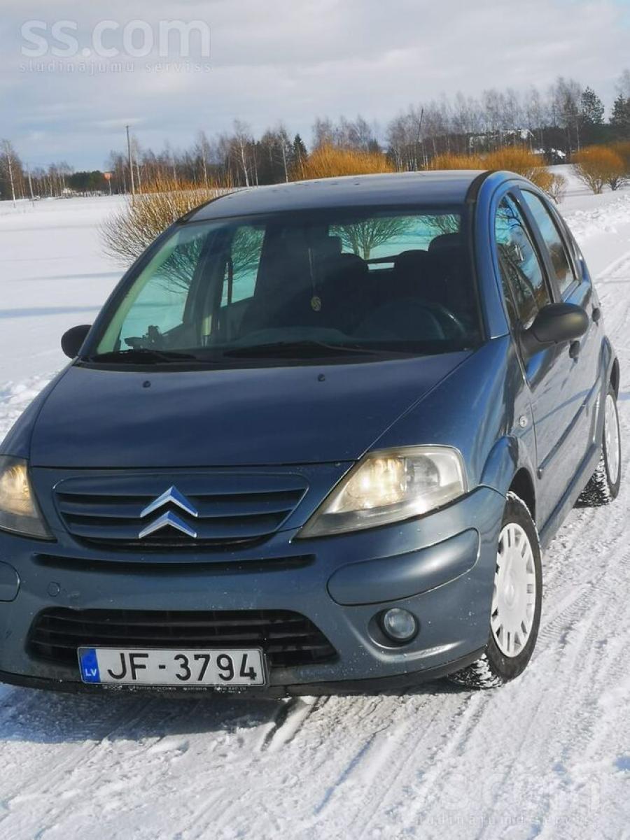Синий Ситроен С3 2006 в Огре, объемом двигателя 1.40 л и пробегом 0 тыс. км за 1150 €, фото 1 на AUTOMOTO.COM.LV