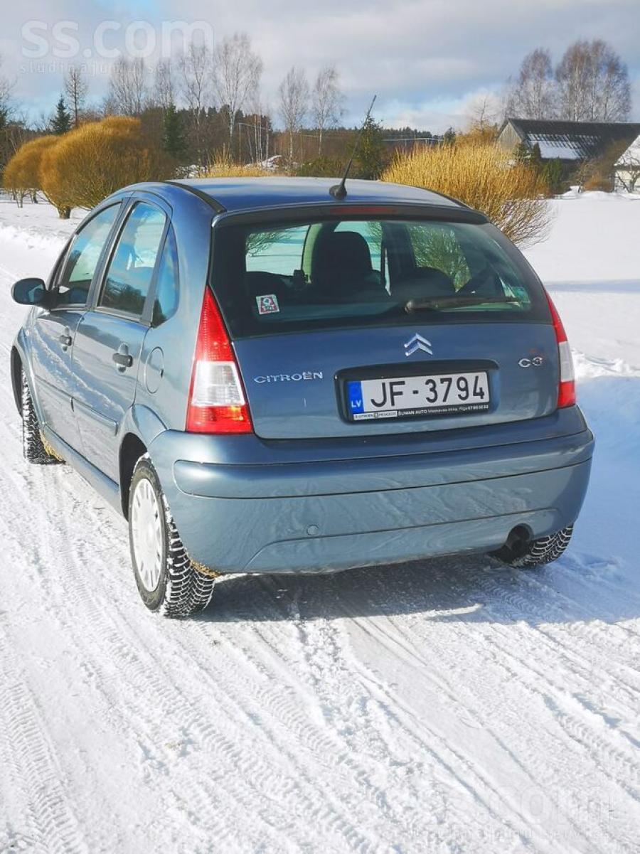 Синий Ситроен С3 2006 в Огре, объемом двигателя 1.40 л и пробегом 0 тыс. км за 1150 €, фото 3 на AUTOMOTO.COM.LV