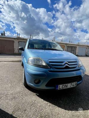 Blue Citroen C3 2006 in Panevezys, with an engine capacity of 1.36 L and mileage of 200 thousand km for 750 €, photo 5 on AUTOMOTO.COM.LV