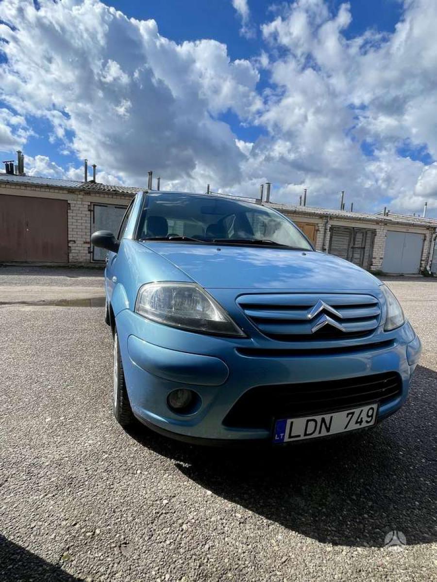 Blue Citroen C3 2006 in Panevezys, with an engine capacity of 1.36 L and mileage of 200 thousand km for 750 €, photo 5 on AUTOMOTO.COM.LV